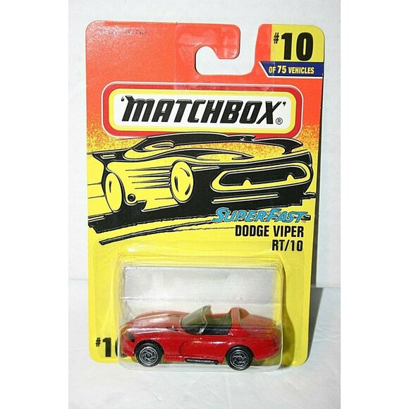 MATCHBOX | Toys | Matchbox Dodge Viper Super Cars Rt Red 10 Razor ...